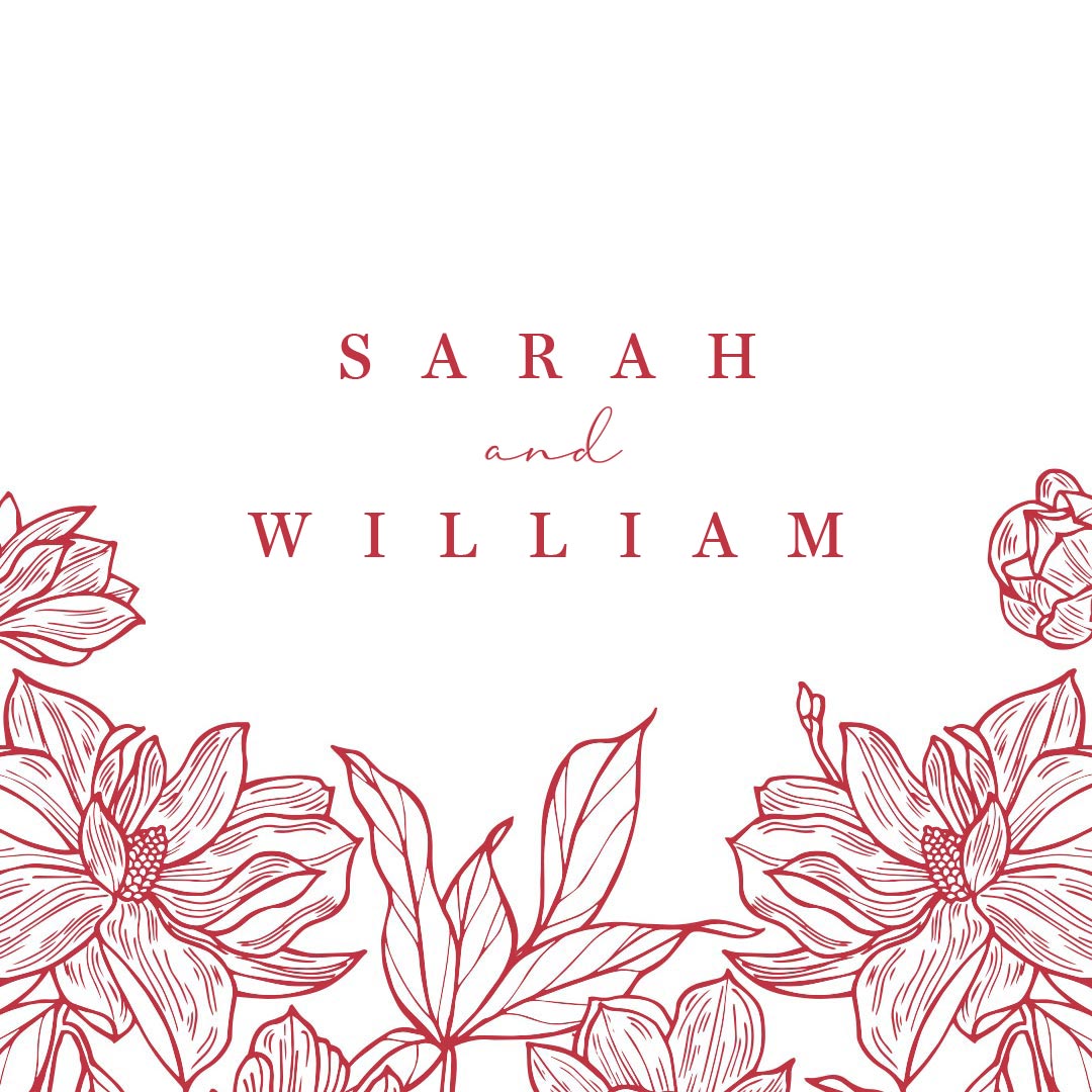 Wedding Invitation - Sarah & William