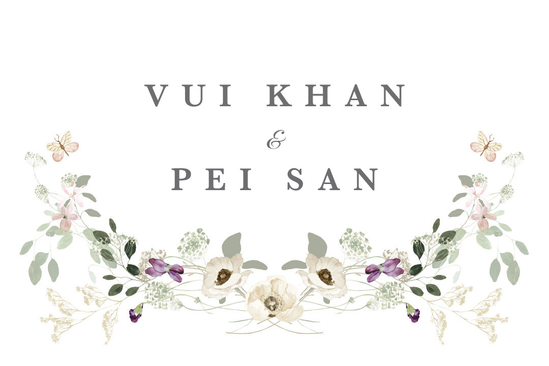 Wedding Invitation - Vui Khan & Pei San