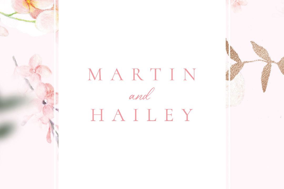 Wedding Invitation - Martin & Hailey