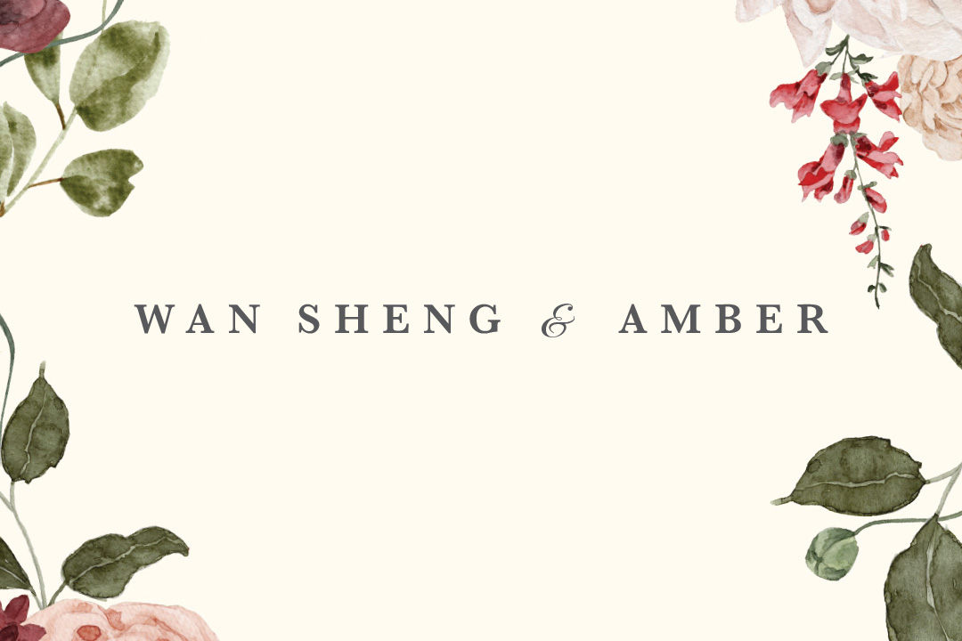 Wedding Invitation - Wan Sheng & Amber